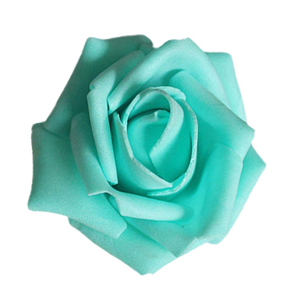 50pcs Artificial Bionic Flowers PE Foam Fake Lifelike Roses Wedding ...
