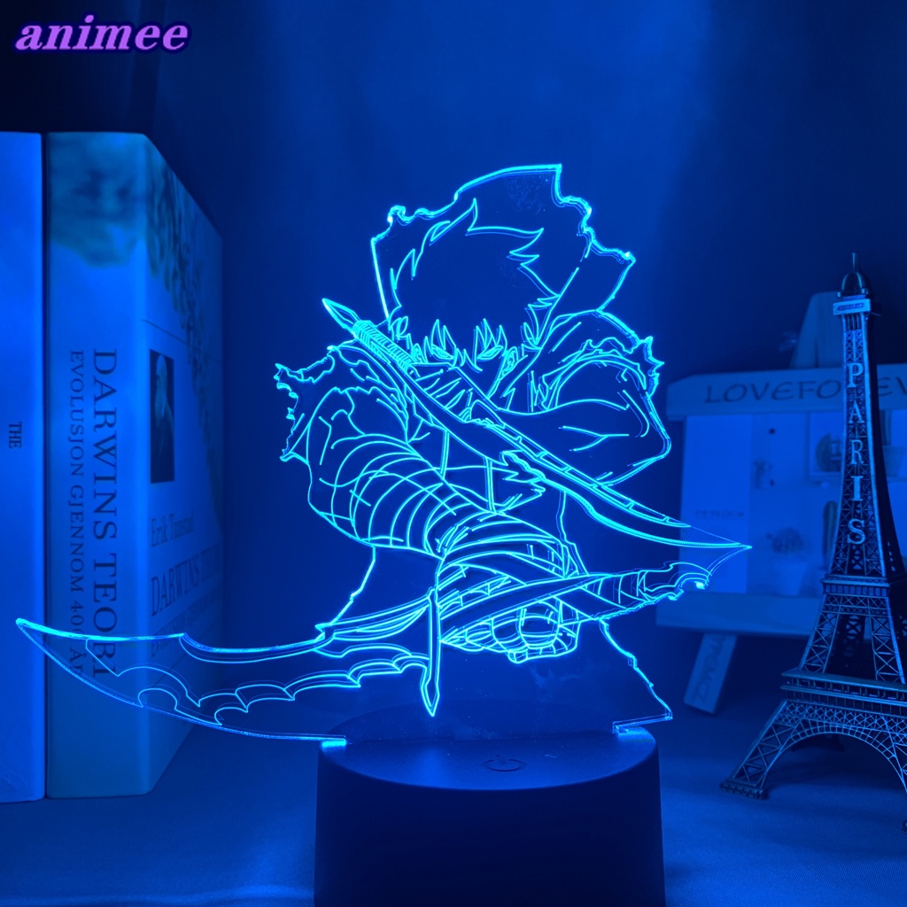 Anime Led Light Solo Leveling for Children's Room Decor Night Light Kid ...