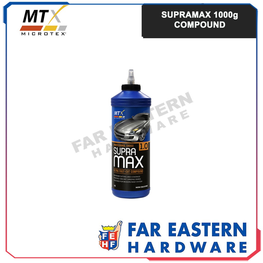 MICROTEX SupraMax 1000g Ultra Fast-Cut Detailing Compound MTX | Shopee ...