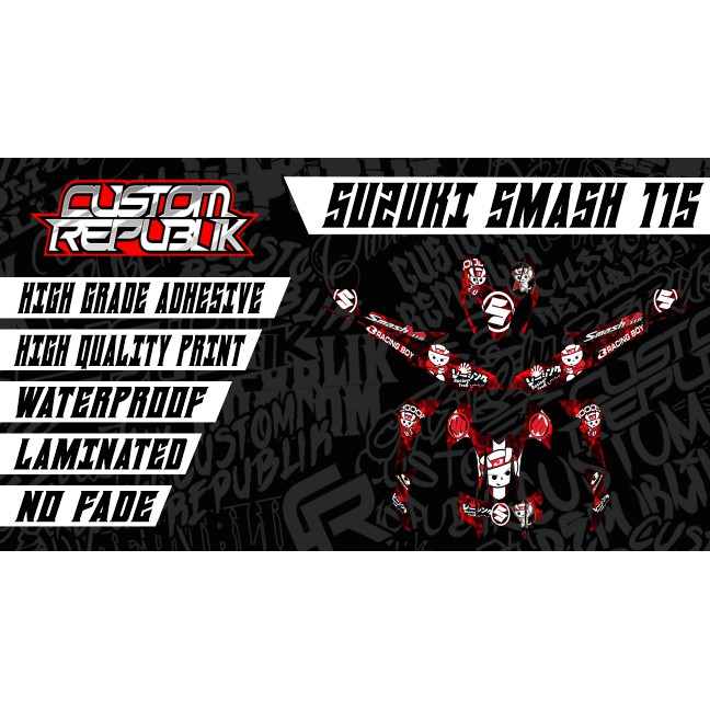 Suzuki Smash 115 Decals Set (Racing Boy) | Shopee Philippines