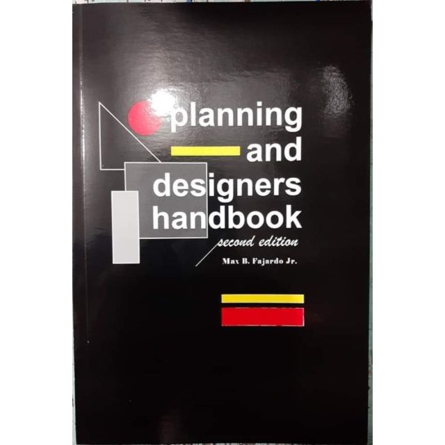 PLANNING AND DESIGNERS HANDBOOK 2nd ED. BY MAX B. FAJARDO JR. | Shopee ...