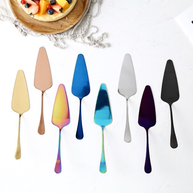 Gold Baking Shovel Stainless Steel Cake Pizza Dessert Shovel Butter ...