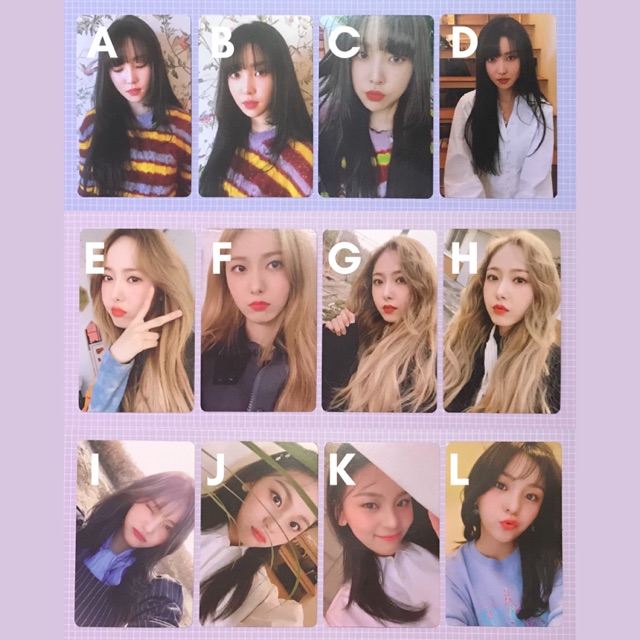 Gfriend Labyrinth Photocard PC Sowon Uniform Eunha Yuju SinB Umji ...