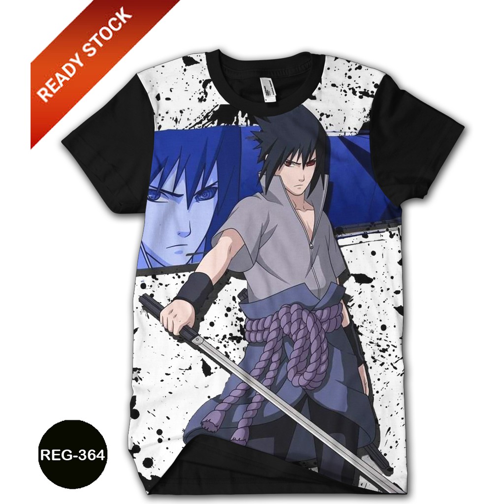 Sasuke Uchiha Naruto 3D T-Shirt Anime Children's Clothes Animation TV ...
