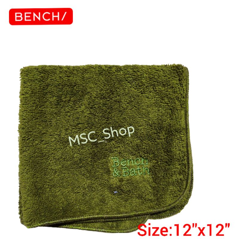BENCH BATH | Bench Face Towels (12x12) ORIGINAL with Paper Bag | Shopee ...