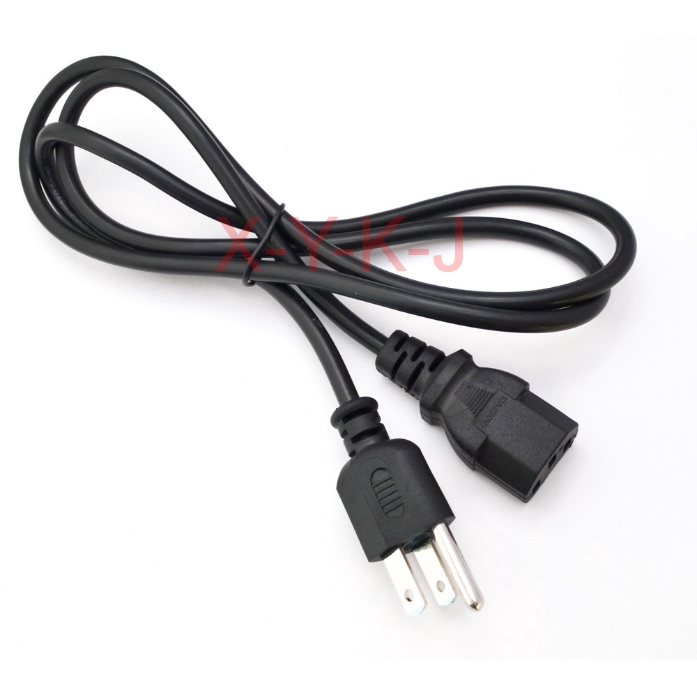 AC STCS_US Plug 3-Prong 3 Pin Charger Wholesale C13 AC DC Power Cord cable for laptop adapter ...