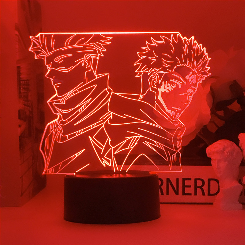 JUJUTSU KAISEN 3D Lamp Night Lights Anime USB Lighting LED Gojo Satoru ...