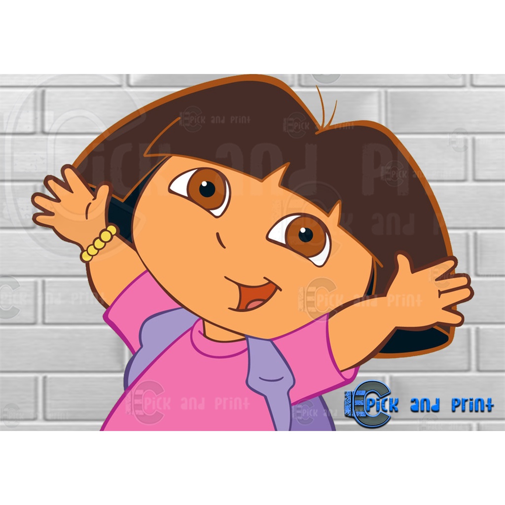 Dora Character Cut Outs for DIY Backdrop/Party Decorations/Party needs ...