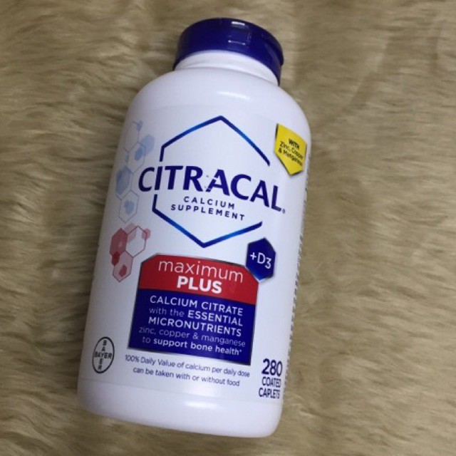 Citracal Calcium Plus D3 Maximum Plus (280 Caplets) | Shopee Philippines