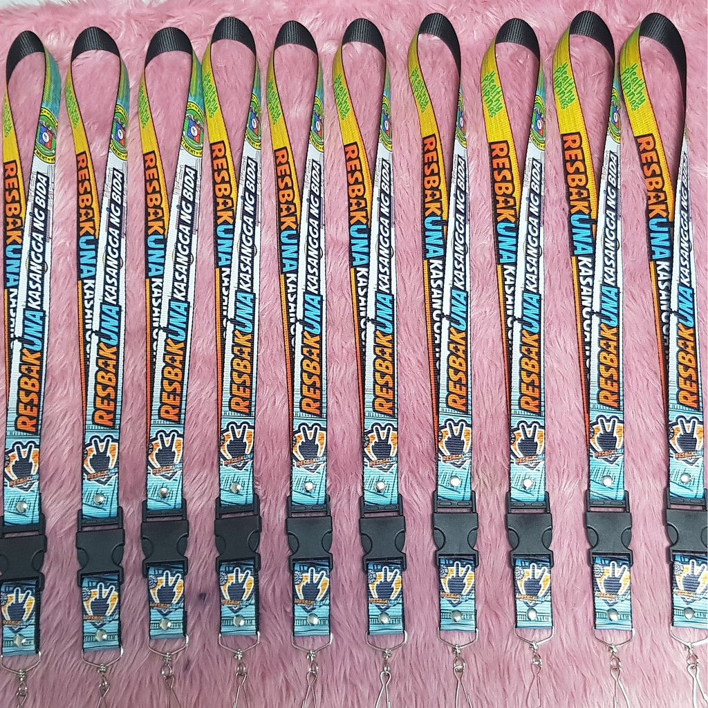 resbakuna kasangga ng bida / i am safe and protected id lace lanyard ...