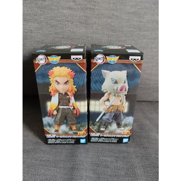 Demon Slayer World Collectable Figure Shinjuro Rengoku & Inosuke ...