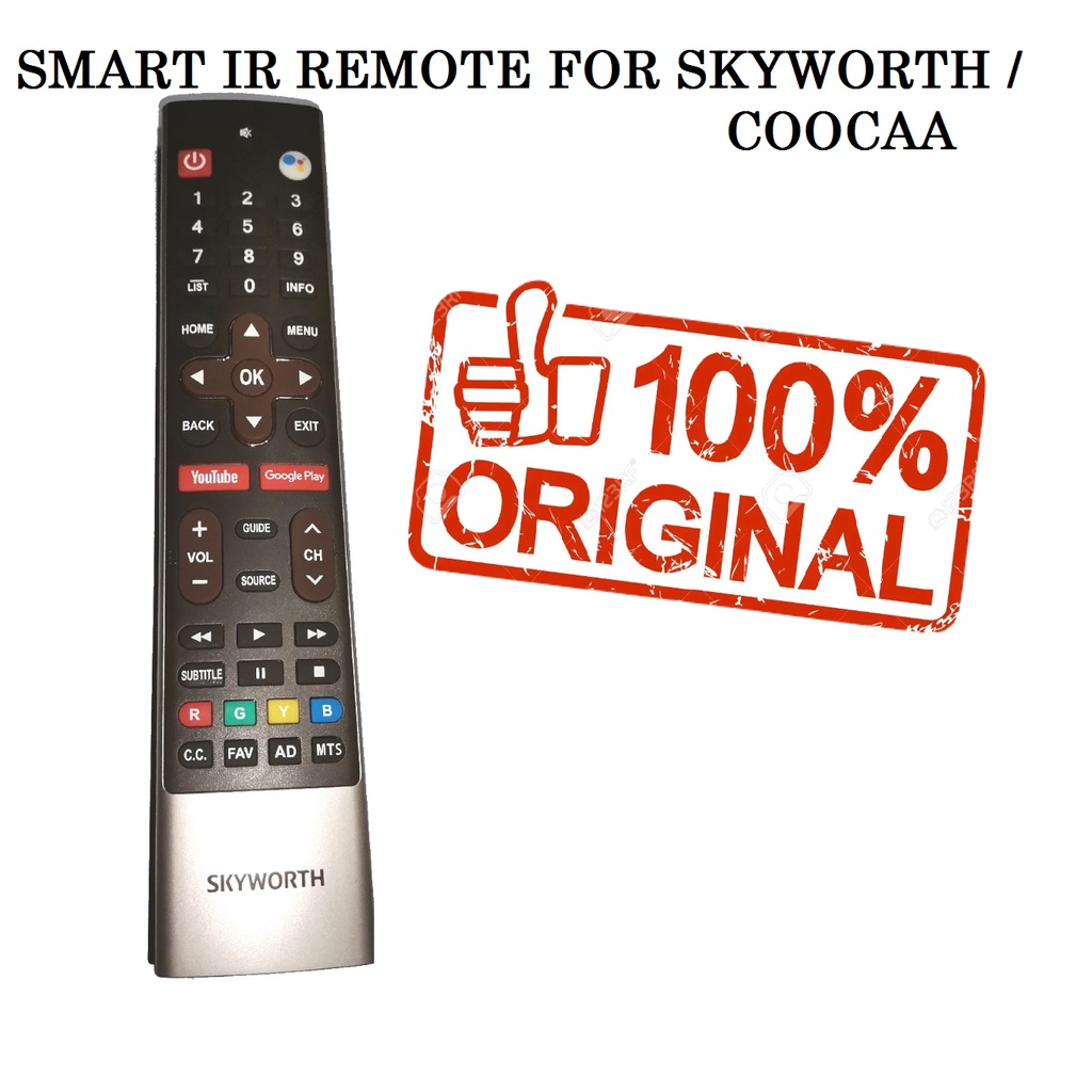 [ORIGINAL] Skyworth VOICE Command Remote for Android, Smart, LED TV ...