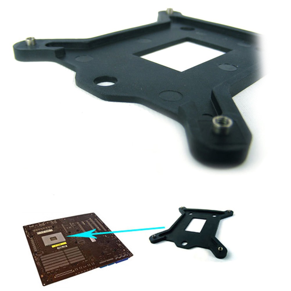 [NP]CPU Cooling Fan Bracket Retention Backplate Base for Intel LGA 1155 ...