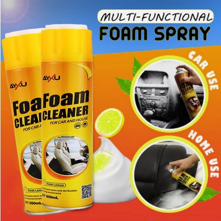 Multi Functional Foam Cleaner for Car and House 650ML Spray to Clean Everything (BUY 1 TAKE 1 ...
