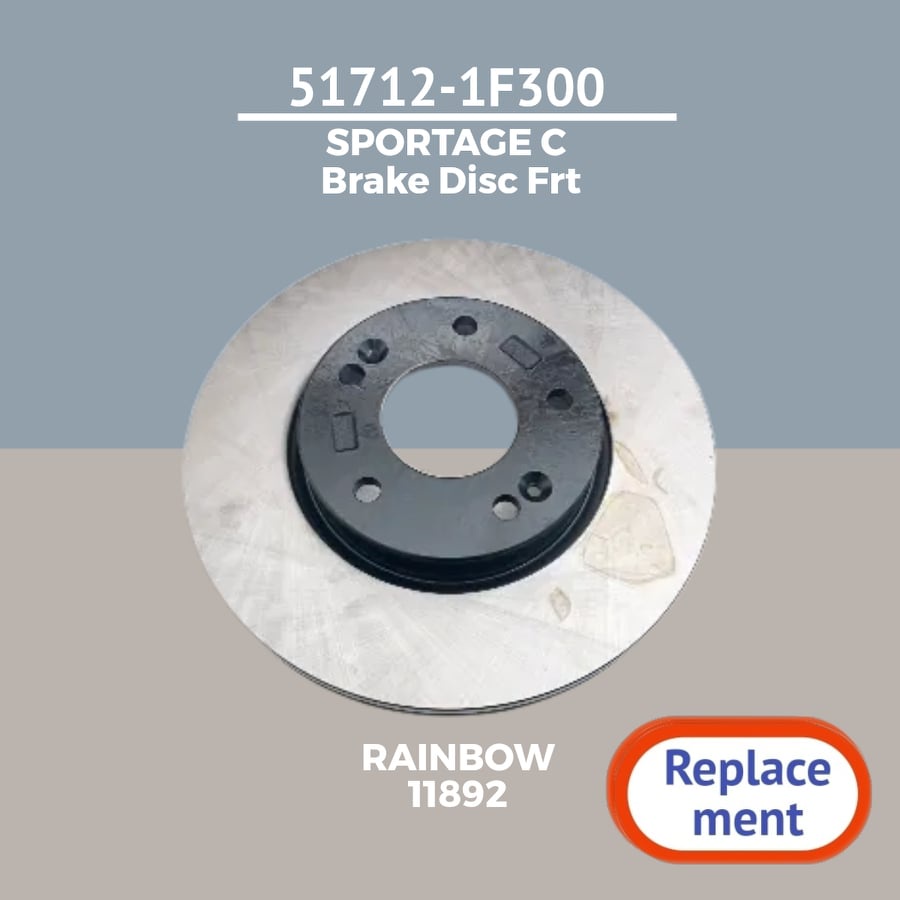 Brake Disc Frt for KIA Sportage C [Replacement] Part #;51712-1F300 ...