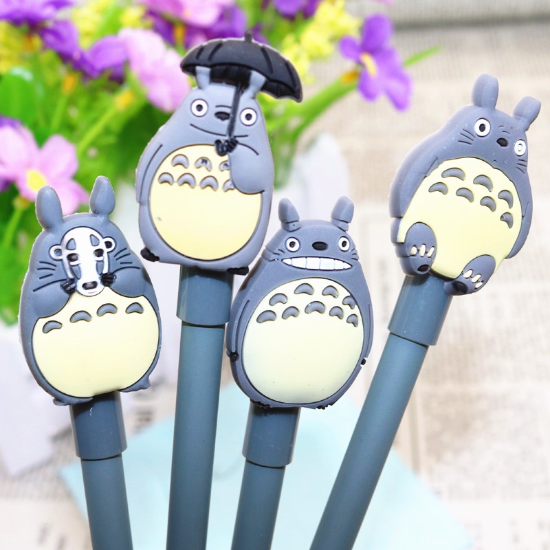 1 Pieces Cute My Neighbor Totoro Gel Ink Pen Creative Stationery Office ...