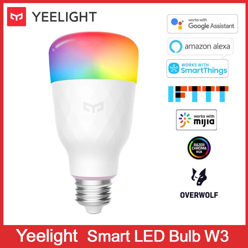 Yeelight Smart LED Bulb W3 Smart Home Color E27 2700K 900lm 8W 100-240V ...