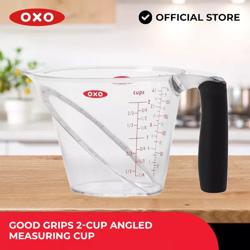 OXO Houseware Good Grips 2-Cup Angled Measuring Cup | Shopee Philippines