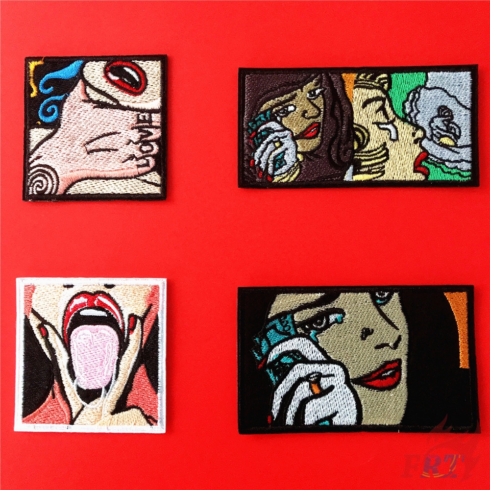 ☸ VSCO：Sexy Beauty - Love Is A Liar Patch ☸ 1Pc Diy Sew on Iron on ...