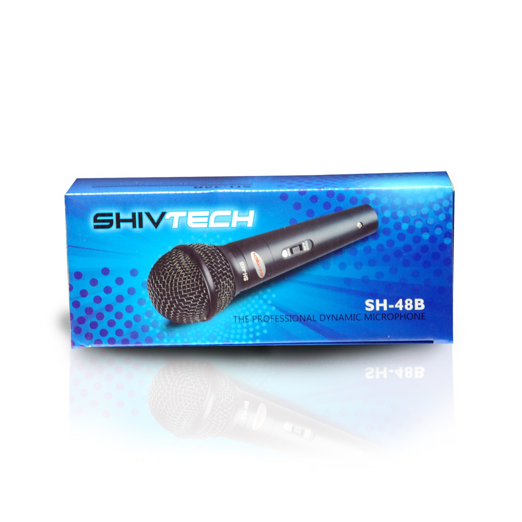 Shivtech Hyper-Cardioid Dynamic Microphone SH-48B | Shopee Philippines