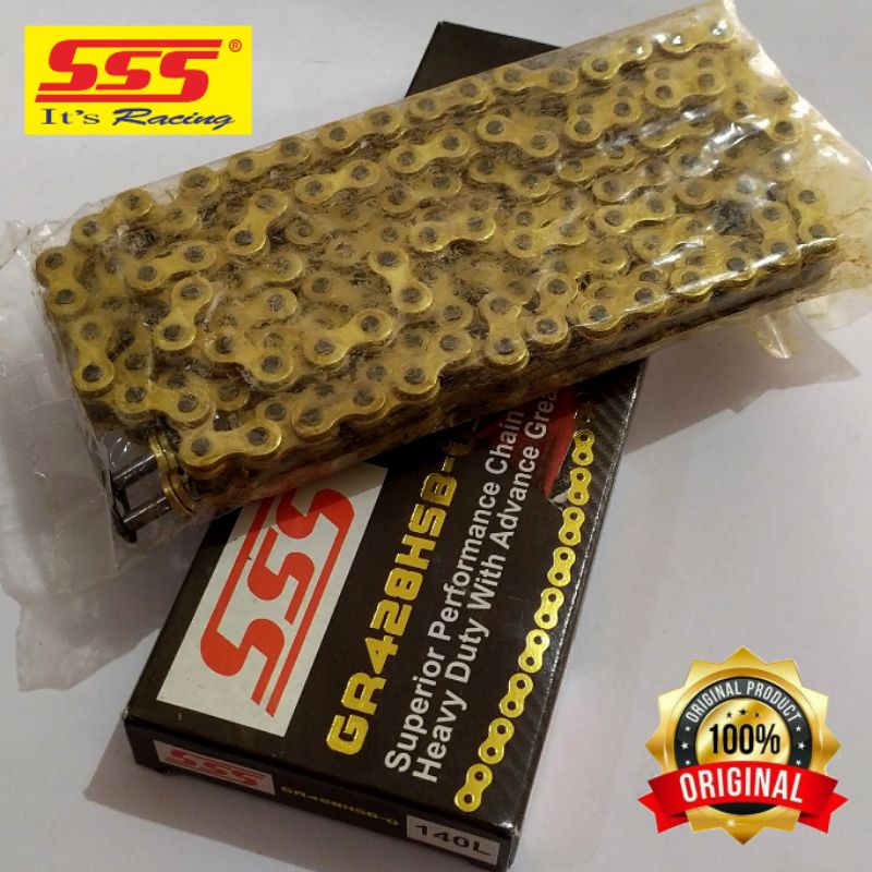 Sss Chain GR 428 HSBT 120 130 140 Gold Premium Quality Gold Strong and ...