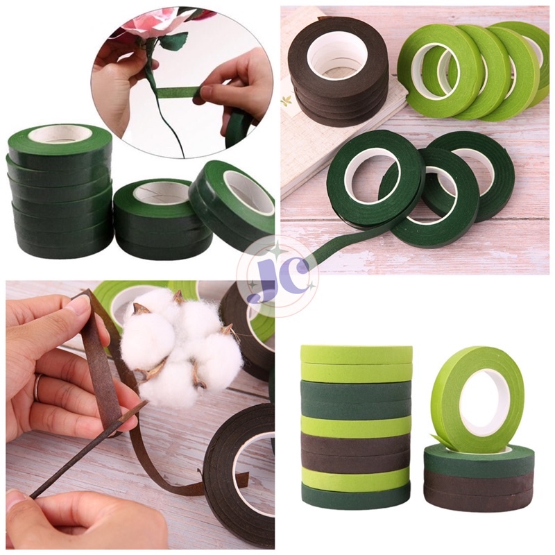 Floral Tape Flower Tape Waterproof Self Adhesive Floral Tape | Shopee ...