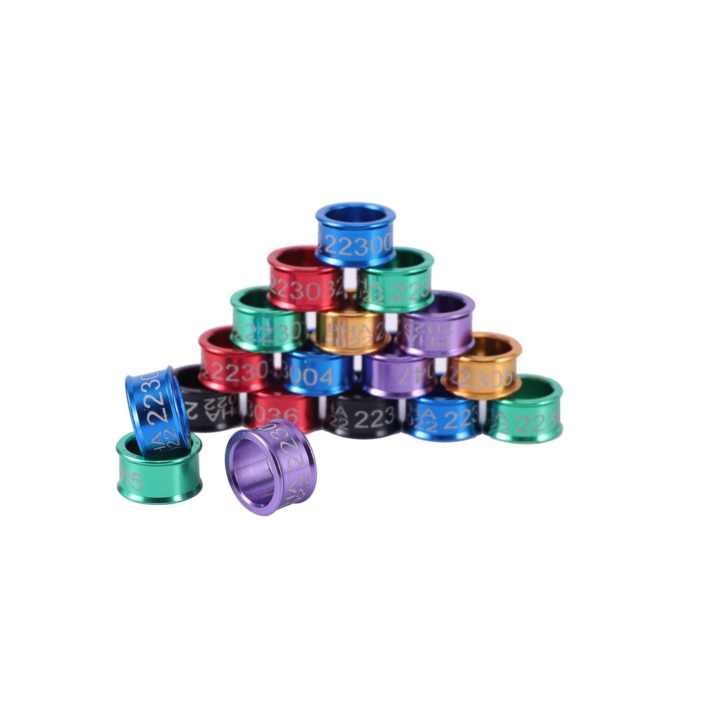 20Pcs PHA/PHIL 2023 Aluminum Pigeon Foot Ring ID 8mm Outdoor Flying ...
