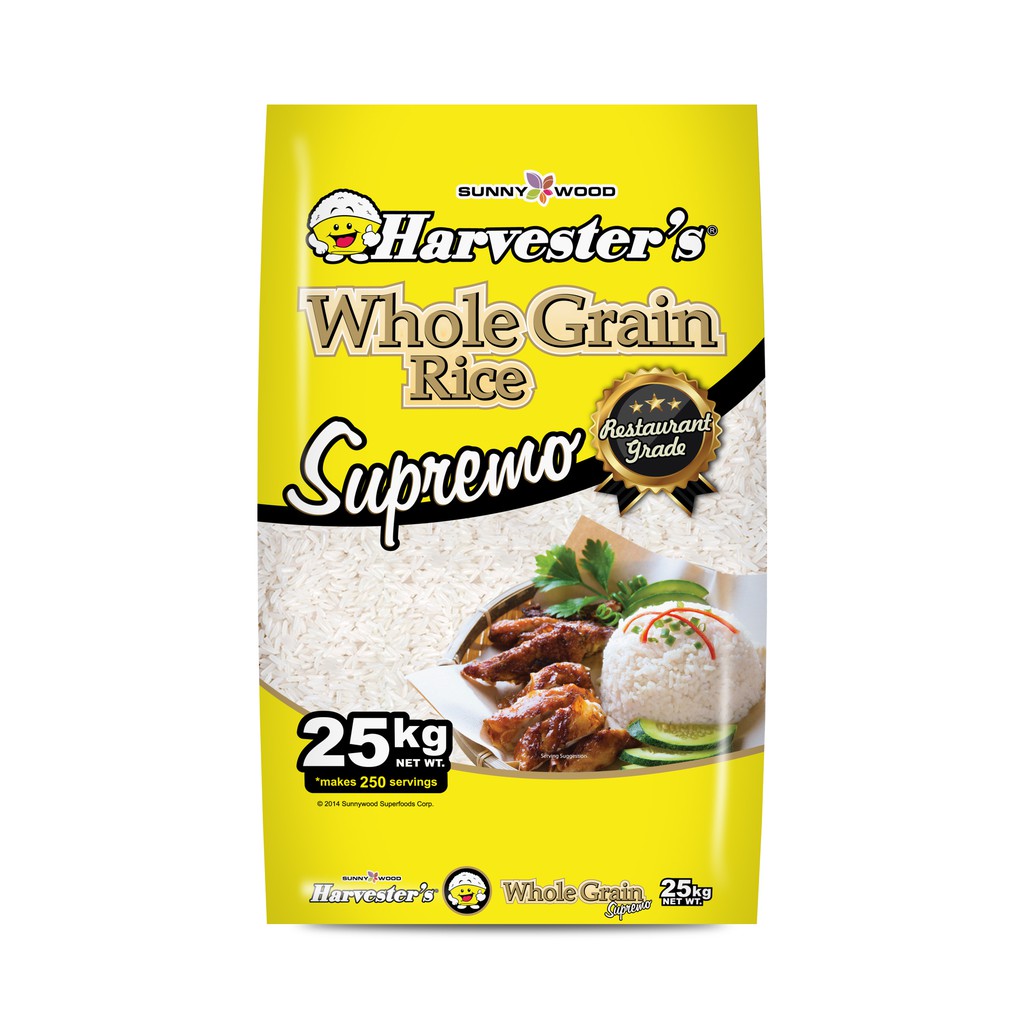 Harvester's Supremo Whole Grain 25kg | Shopee Philippines
