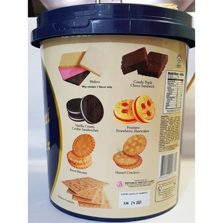 REBISCO Maxi Mixed (Assorted) Biscuit Collection (pack of 1 bucket x 1. ...