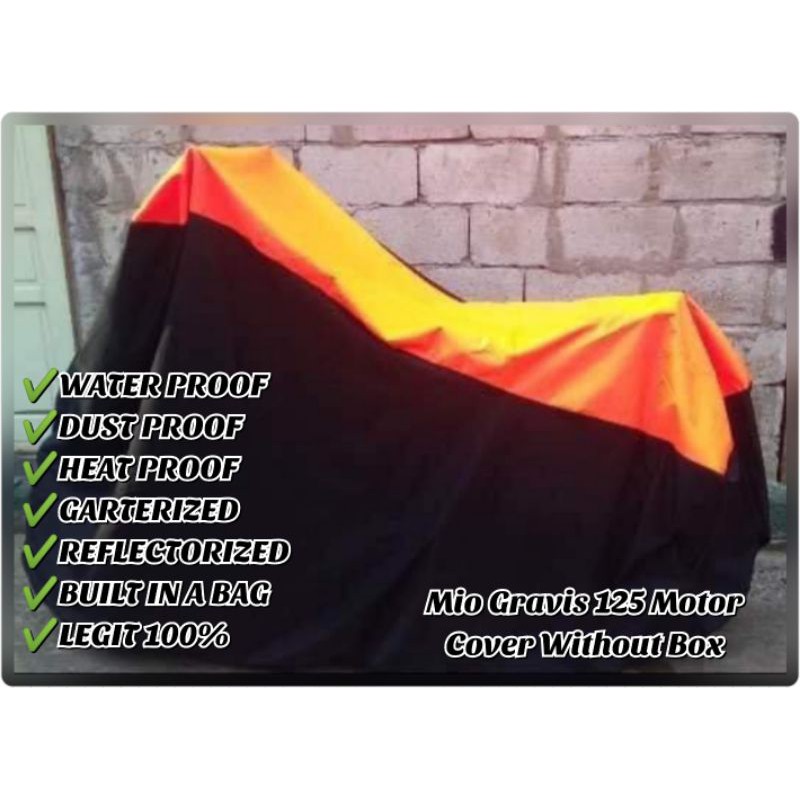 YAMAHA MIO GRAVIS 125 V1/V2 / BURGMAN STREET MOTOR COVER QUALITY WATER ...