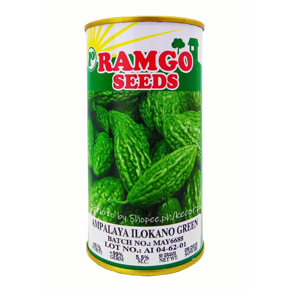 Ramgo Seeds Tin Can Ampalaya Ilokano 50g GDSFPH_S4 | Shopee Philippines