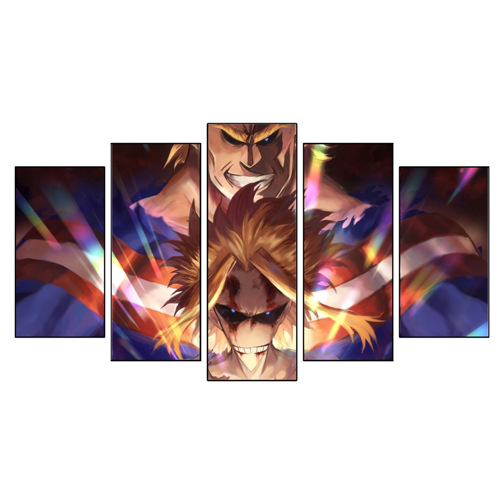 Customized Anime Wall Mural 22x37 inch 5 Tile set One Piece/ Demon ...