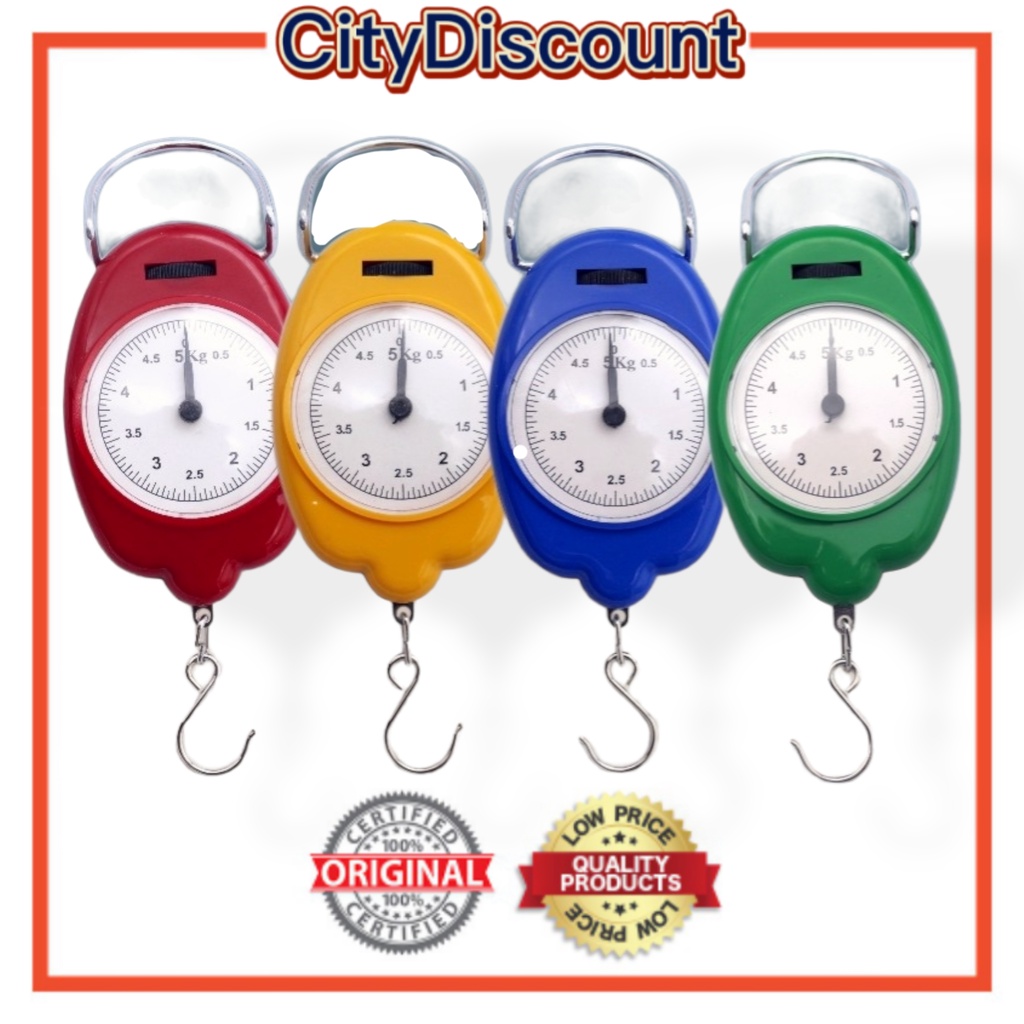 COD 5KG HANGING WEIGHING SCALE TIMBANGAN KILUHAN KILOHAN KITCHEN SCALE ...