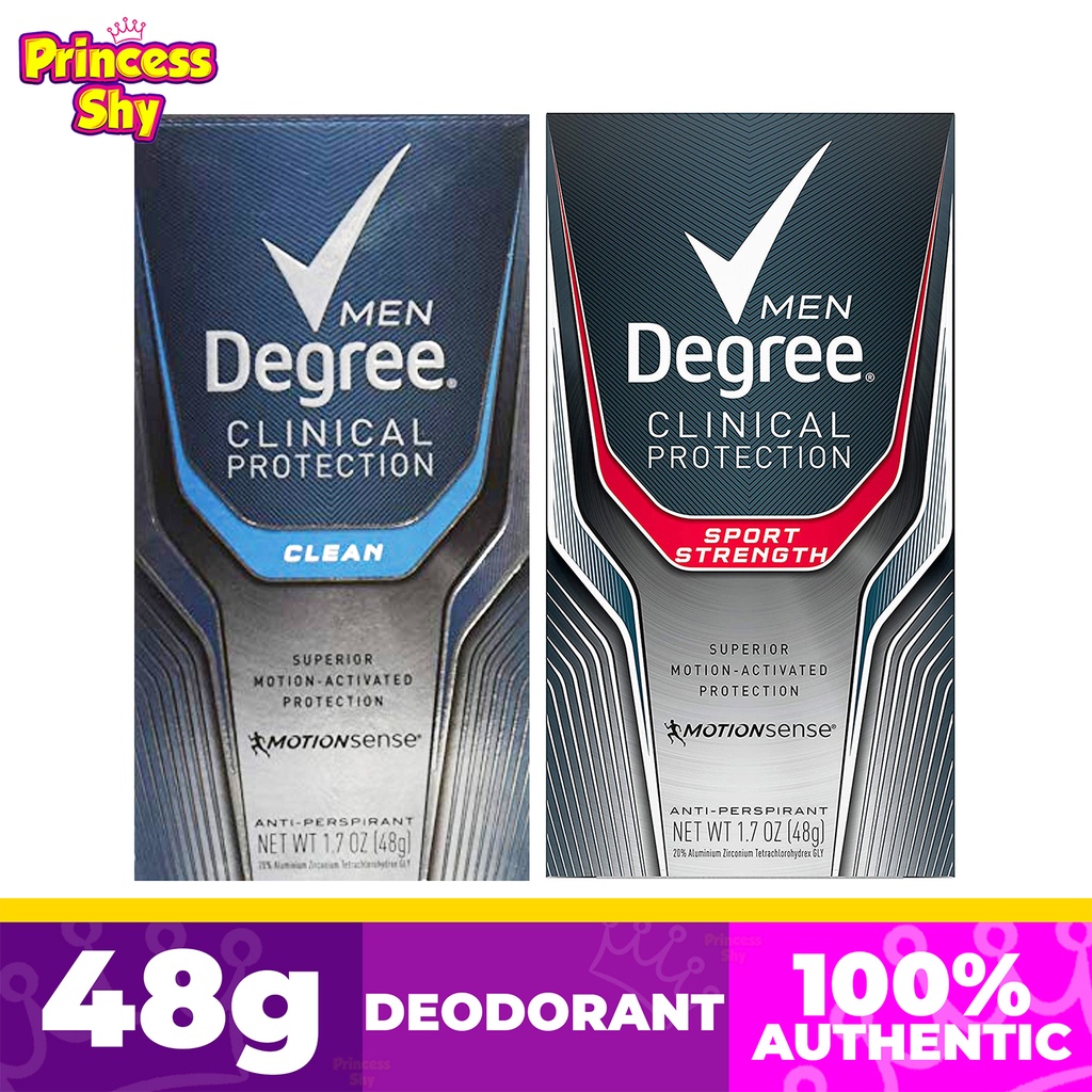 Degree Men Clinical Protection Antiperspirant Deodorant 1.7 oz 48g ...
