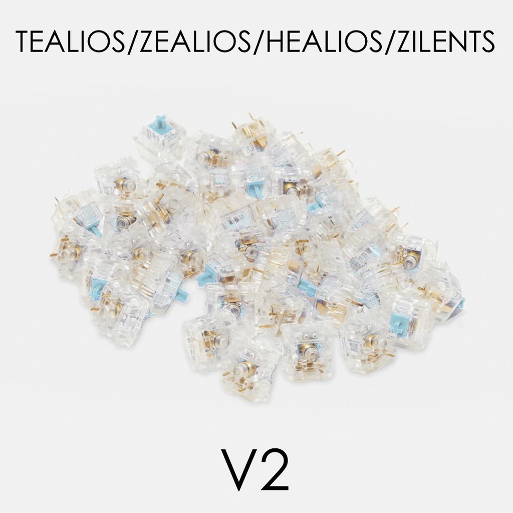 KBDfans Zeal Tealios Zealios Healios Zilents V2 Switches | Shopee ...