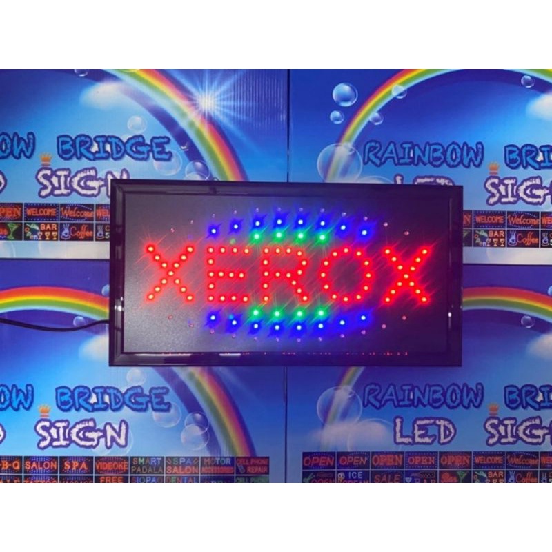 XEROX - RAINBOW BRIDGE LED SIGNAGE (New-Small-Large) #SIZE: W48cm ...