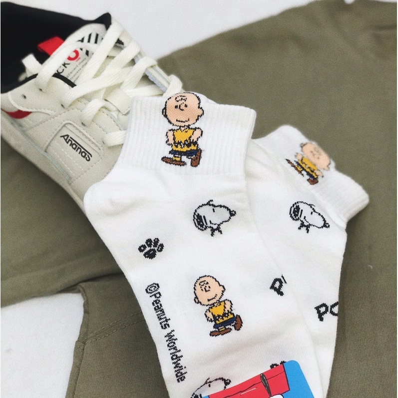 Snoopy Mid-cut Socks - Imported from Korea | Shopee Philippines