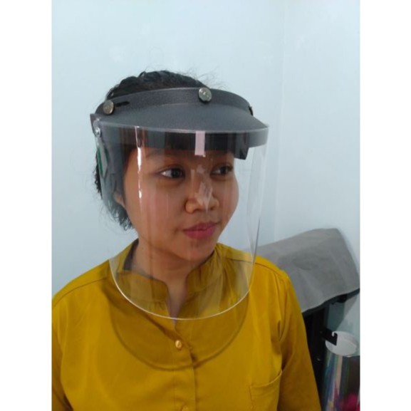 LONG ACRYLIC FACE SHIELD | ANTI-DROPLET MEDICAL FACE SHIELD | Shopee ...