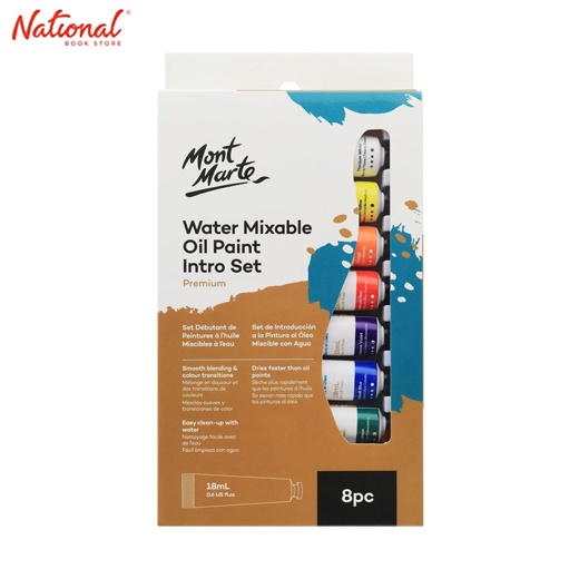 Mont Marte Water Mixable Oil Color Set Mpow8181 National Book Store ...