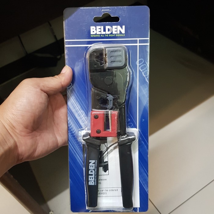 BELDEN RJ45 + RJ11 Crimping Pliers (Flat + Phone) AP100007 | Shopee ...