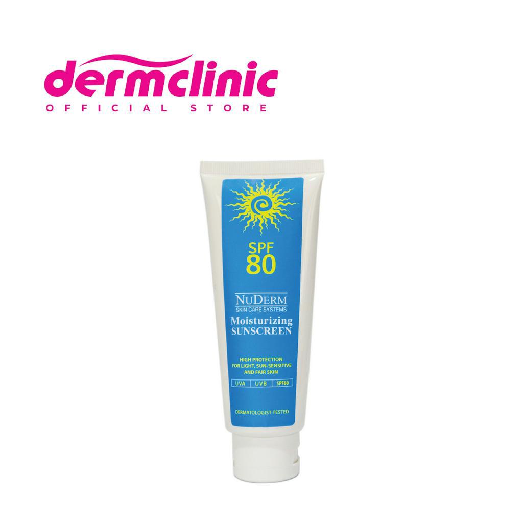 NuDerm Skin Care Systems Moisturizing Sunscreen SPF80 | Shopee Philippines