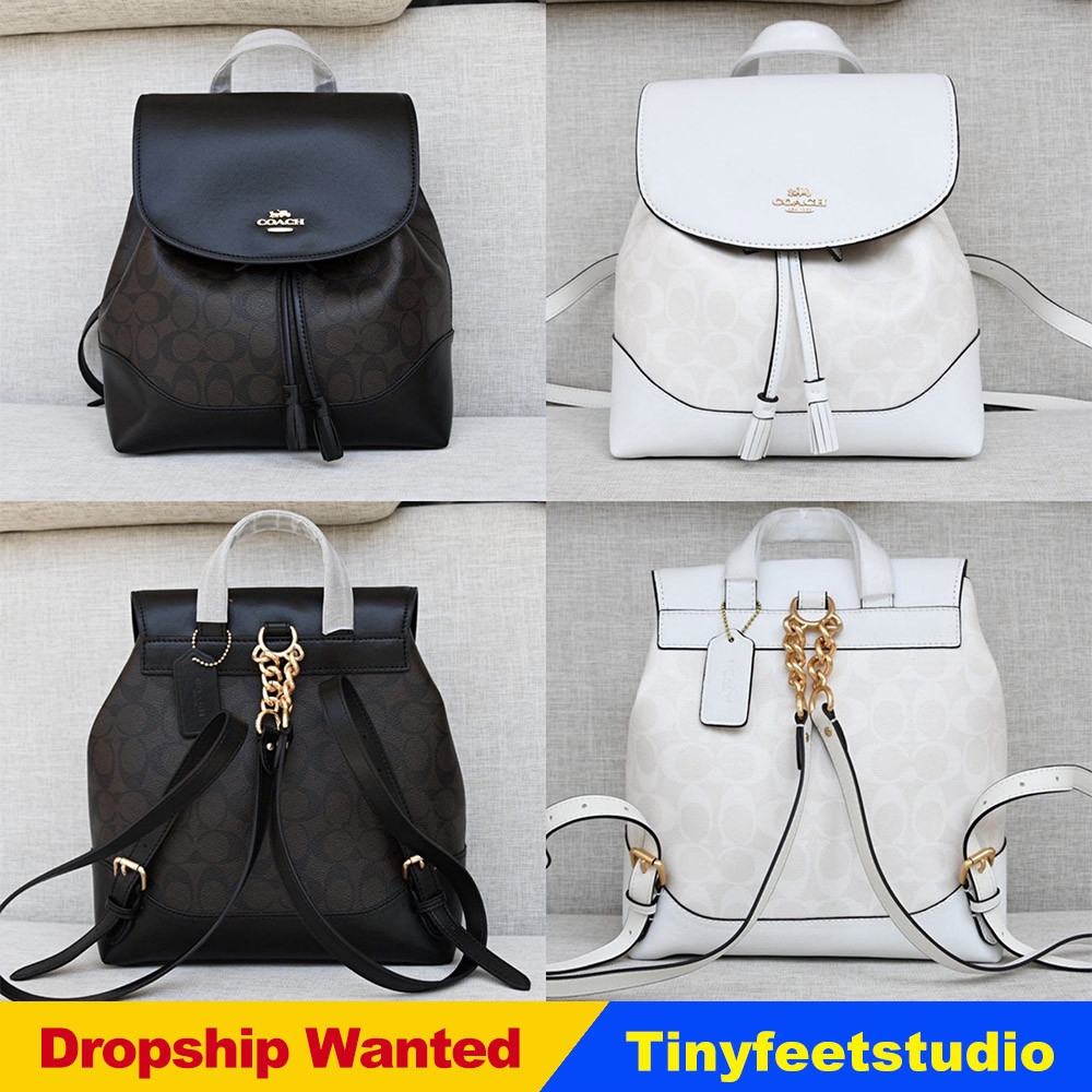 1613 Elle Backpack in Signature Canvas Women Bag | Shopee Philippines