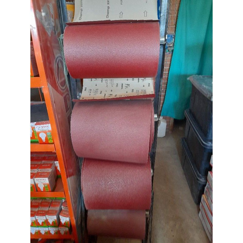 liha red sanding paper sold per feet 12inches | Shopee Philippines