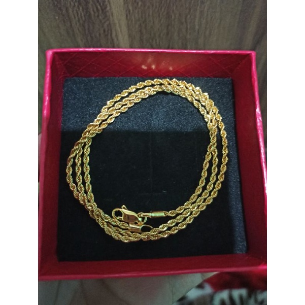 10k saudi gold chain only-750 | Shopee Philippines