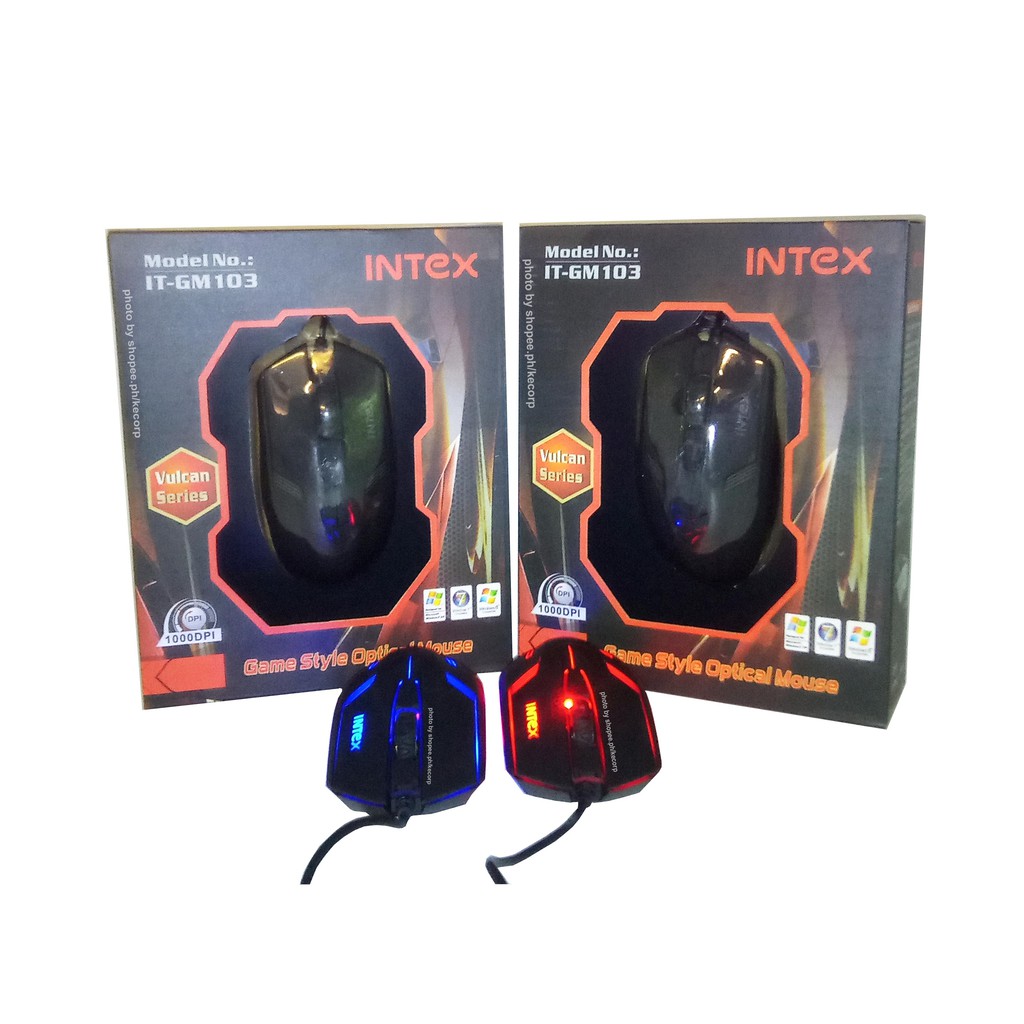 Intex Game Style Optical Mouse KECORP_S1 | Shopee Philippines