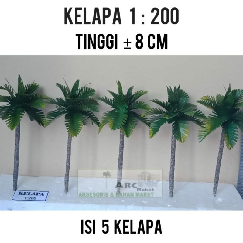 1:200 Scale Coconut Tree Model for Architecture | Shopee Philippines