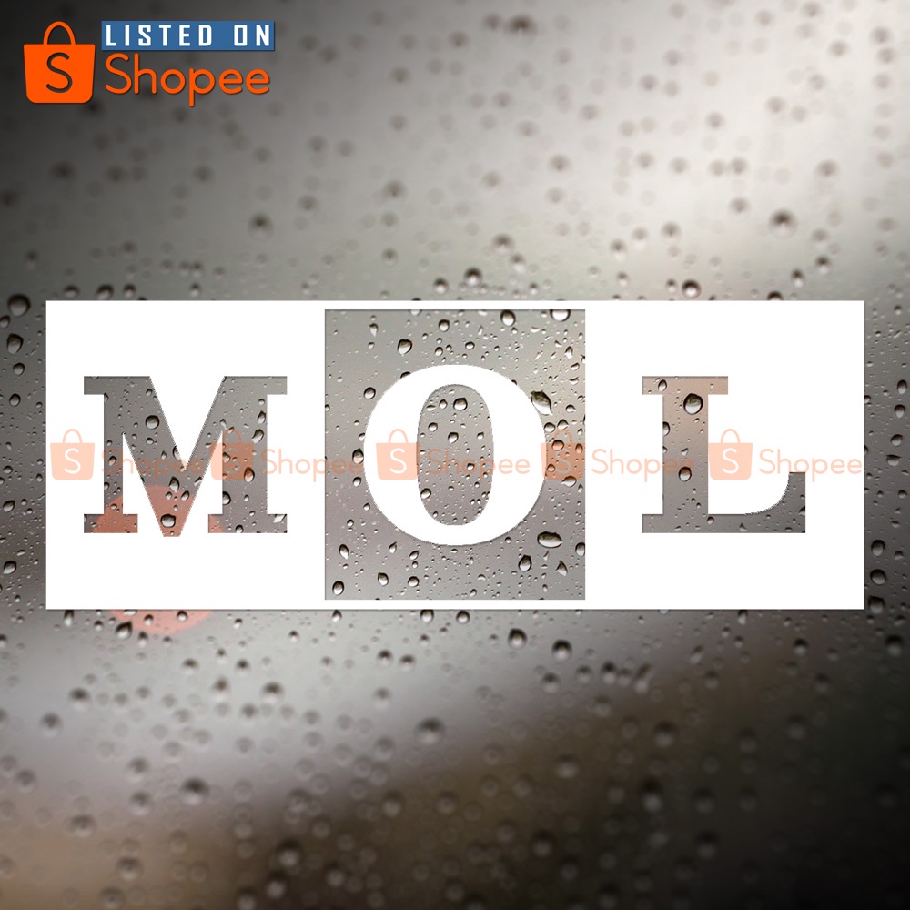 Sticker | 1x MOL Mitsui OSK Line Logo| Decals | Vinyl Weather Proof ...