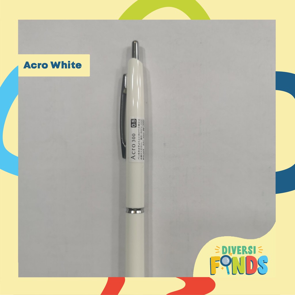 AUTHENTIC Pilot Acroball 300 Retractable Ballpen - BLACK Ink - 0.5mm ...