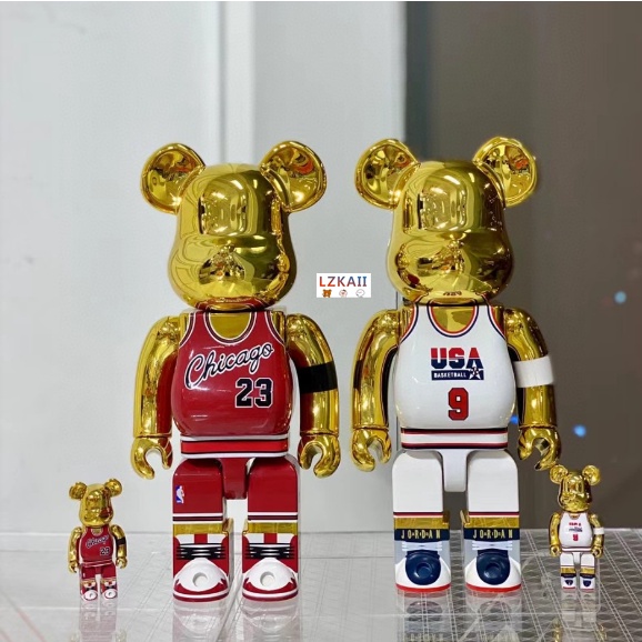 Bearbrick × NB@ - Michael Jordan Chicago Bulls No.23 400%+100% Allen ...