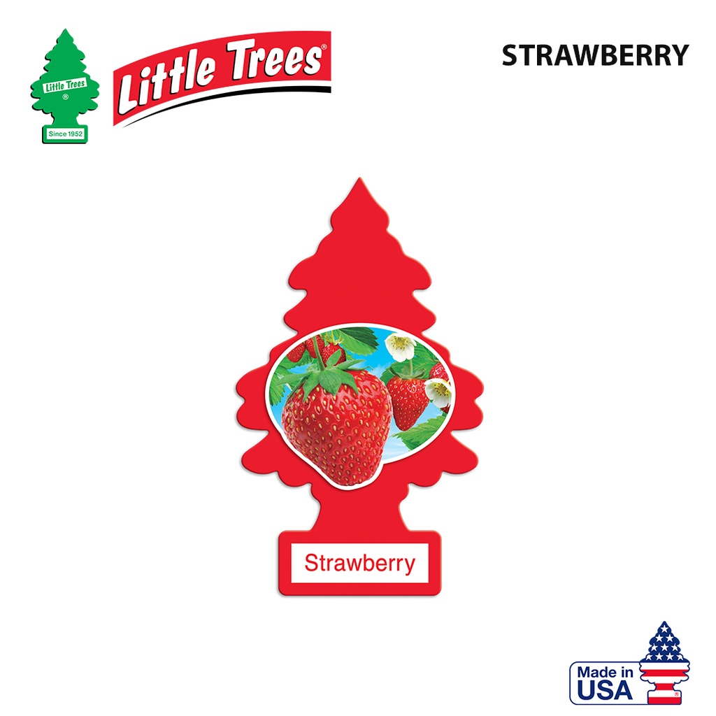 Little Trees Air Freshener Strawberry 1-PC | Shopee Philippines